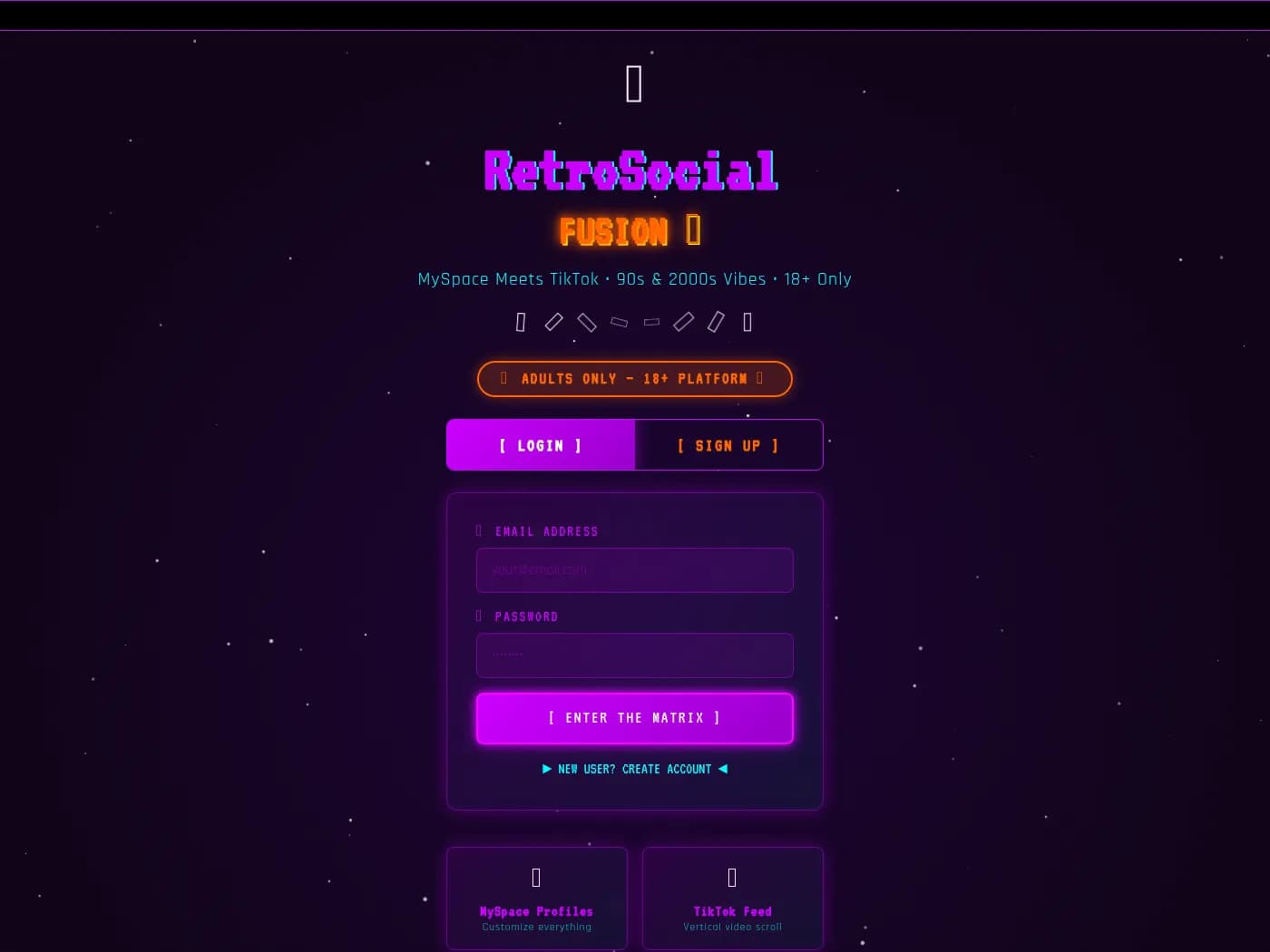 RetroSocial Fusion