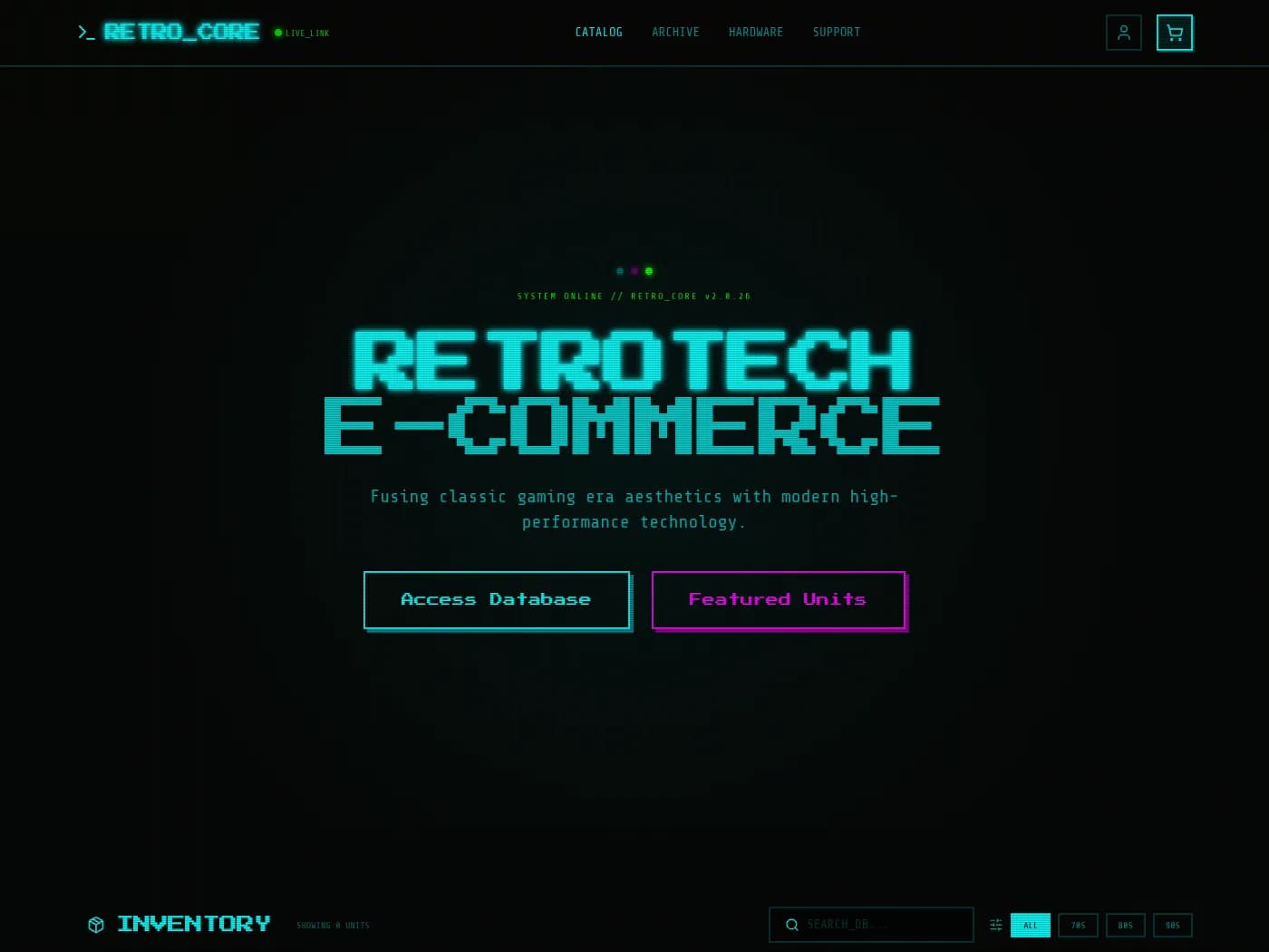 RetroTech Shopfront