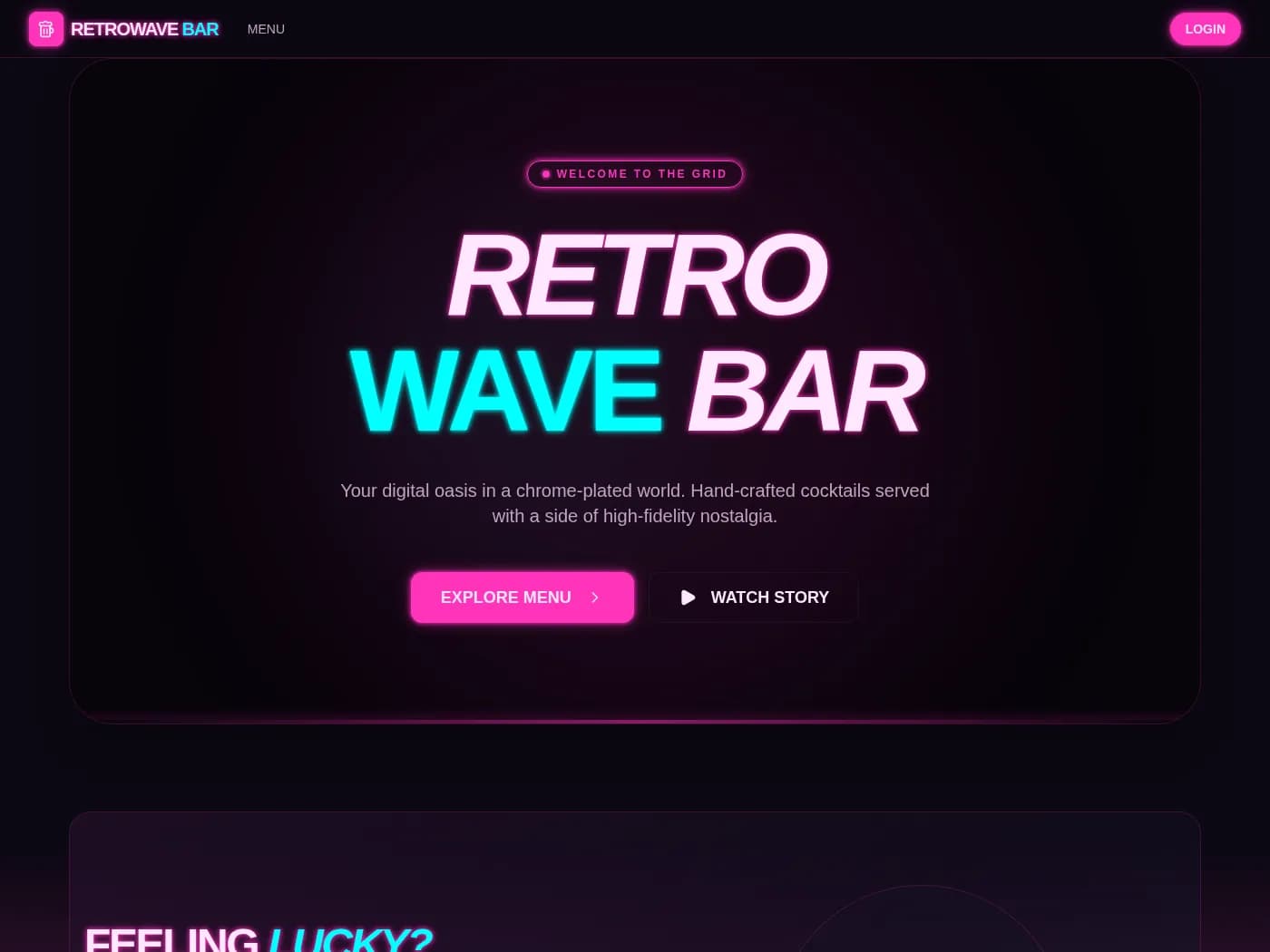 RetroWave Bar Platform