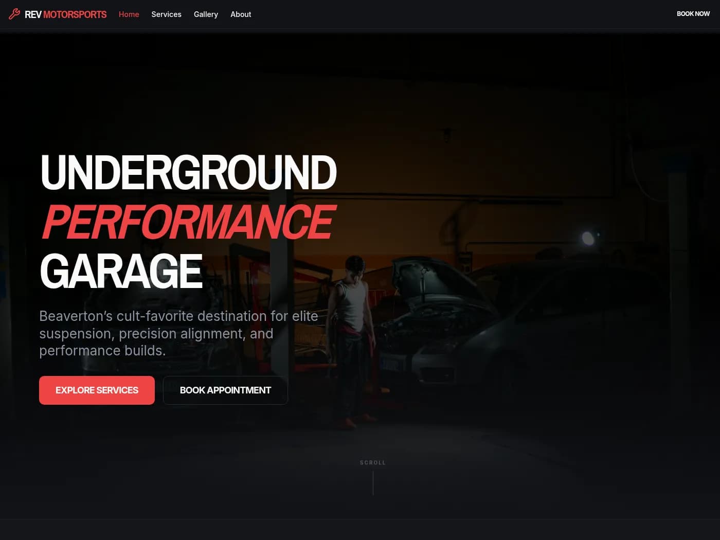 REV Motorsports Web