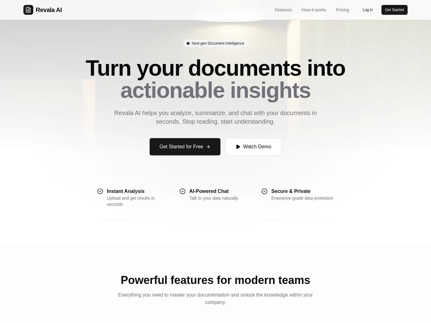 Revala AI Clone