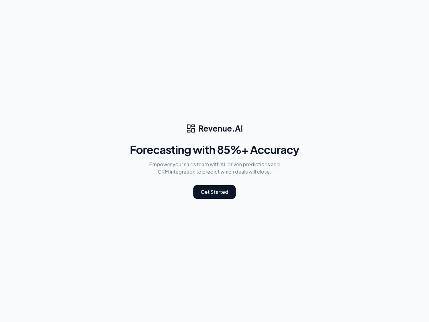 Revenue.AI Sales Forecasting