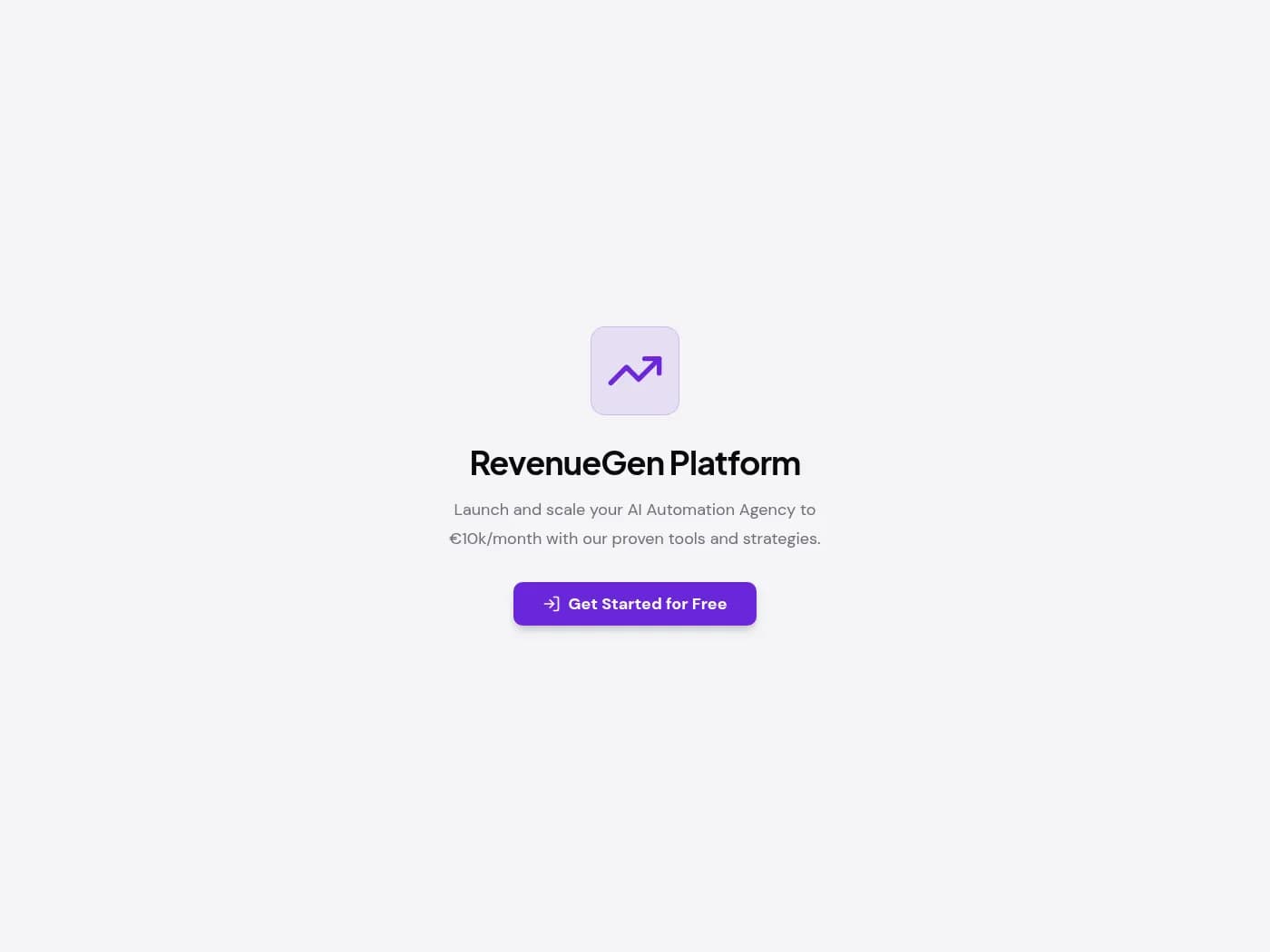 RevenueGen Platform