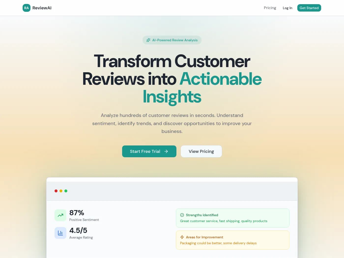 Review AI Analyzer