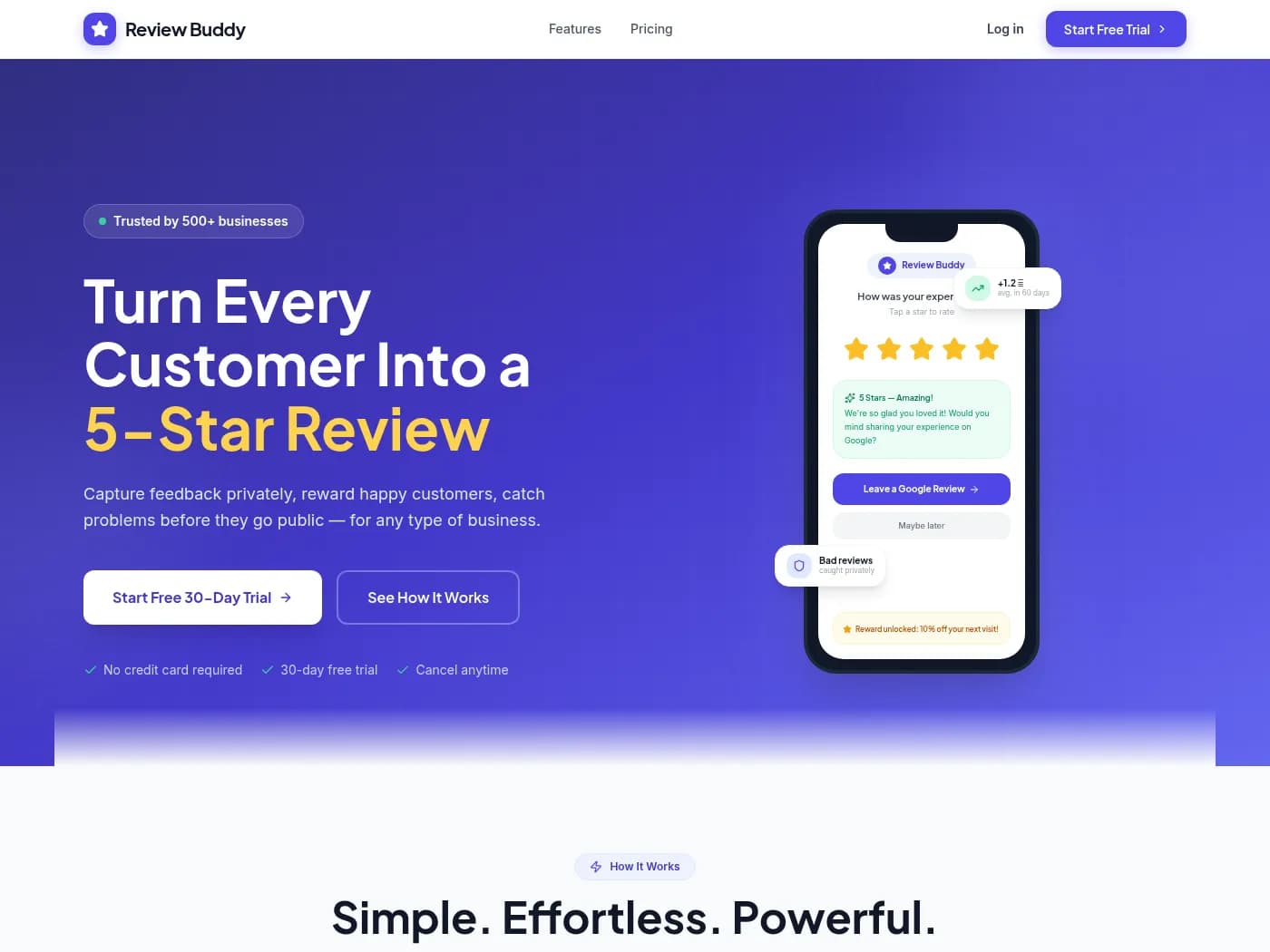 Review Buddy SaaS Platform