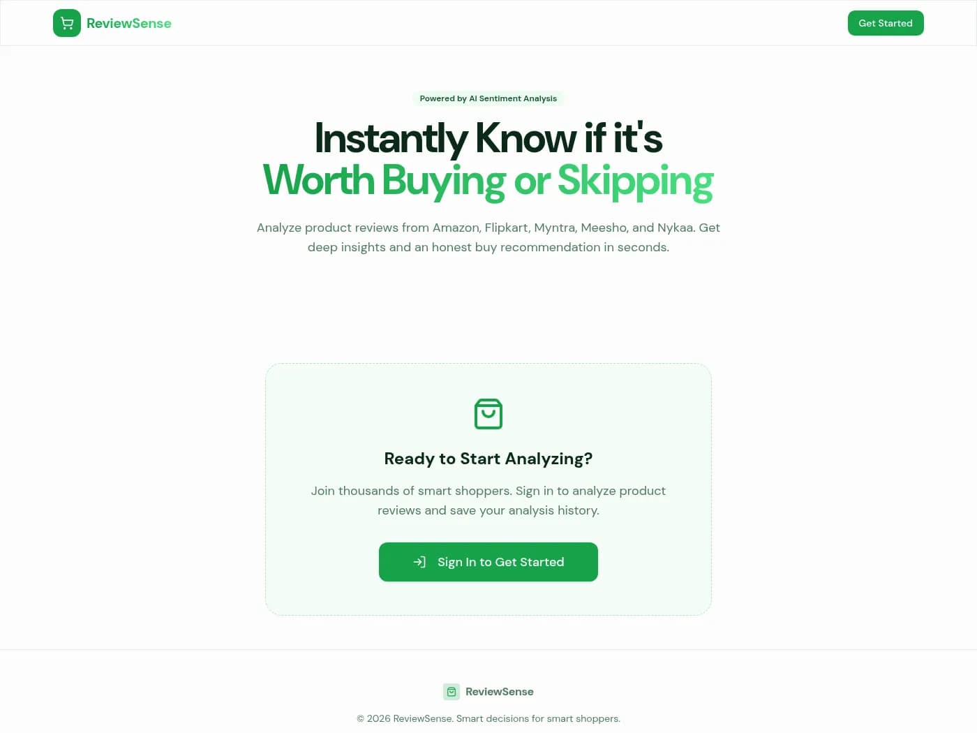 ReviewSense