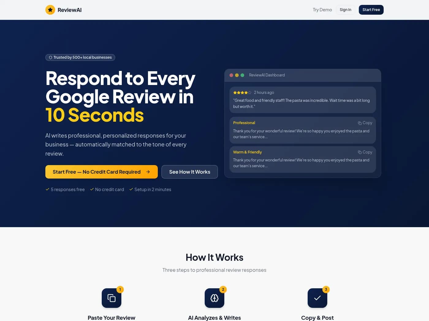 ReviewAI SaaS Platform