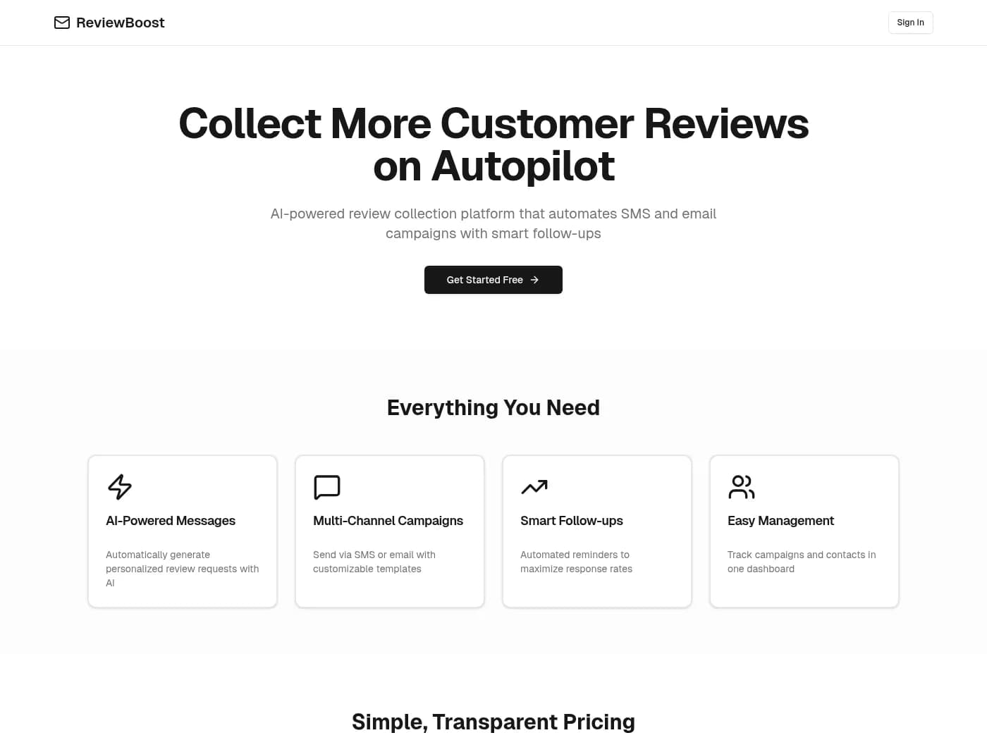 ReviewBoost Platform