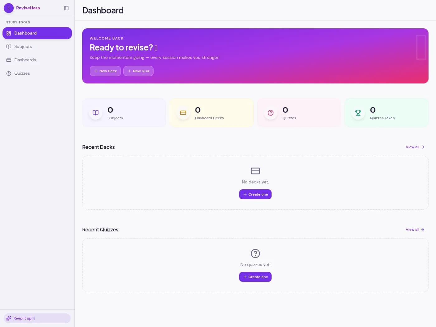 ReviseHero for Students