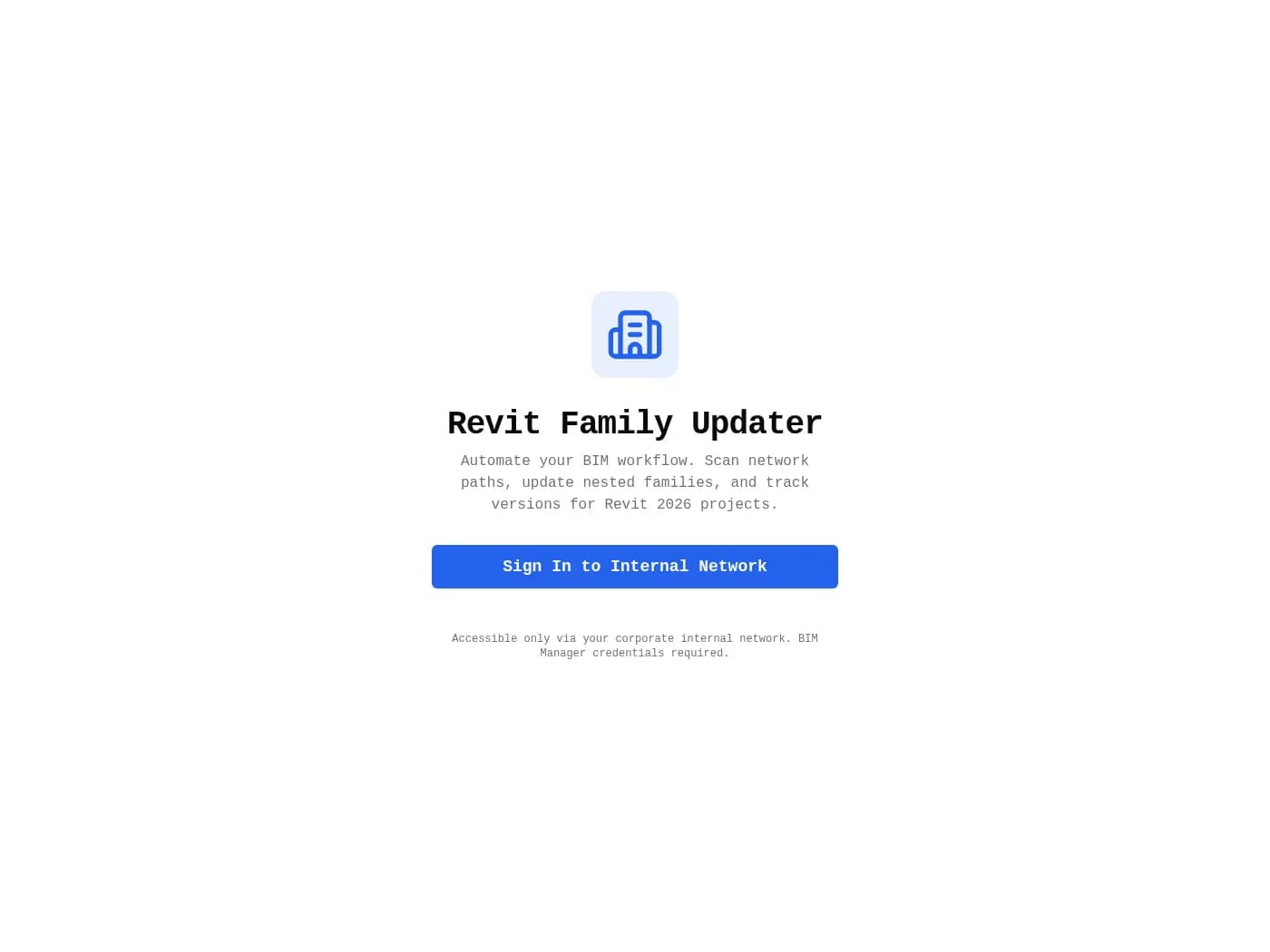 Revit Family Updater