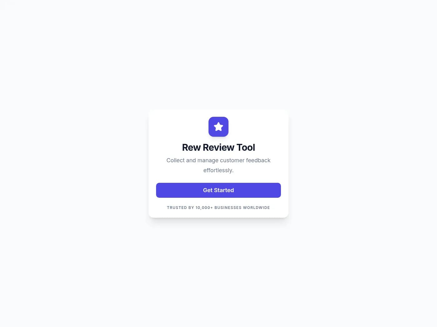 Rew Review Tool