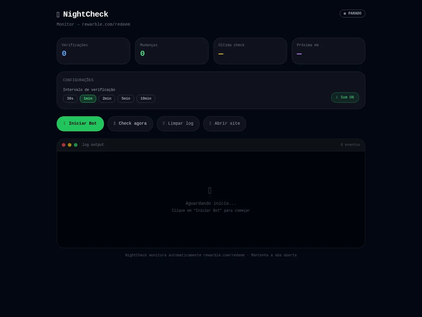 NightCheck Rewards Bot