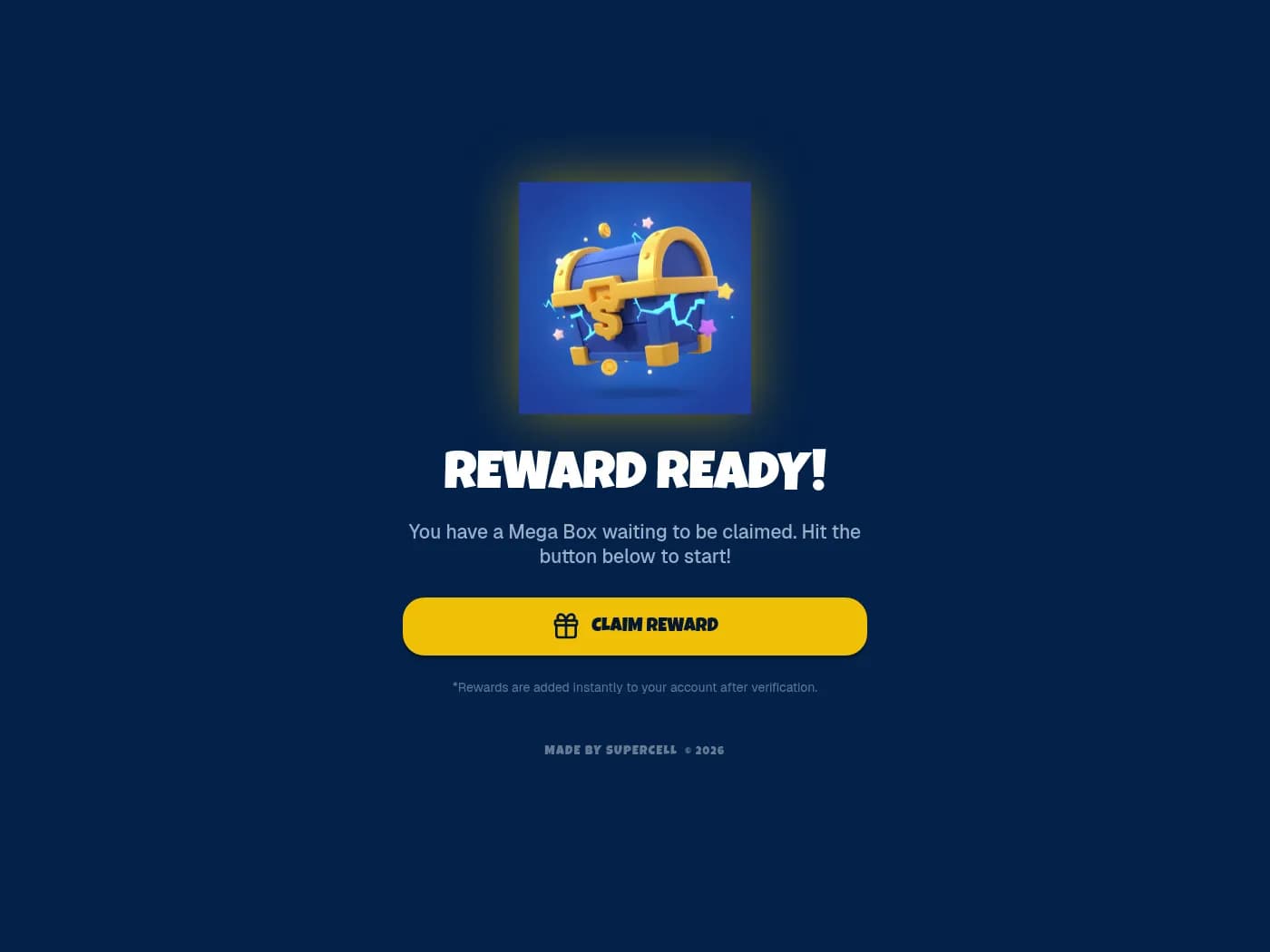 Reward Claim Portal