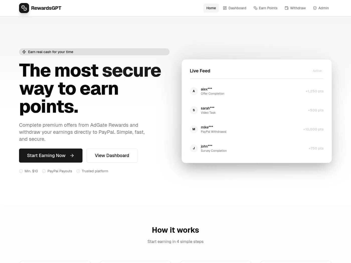 RewardsGPT Platform