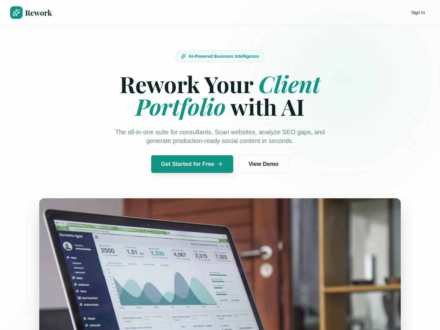Rework AI Business Suite