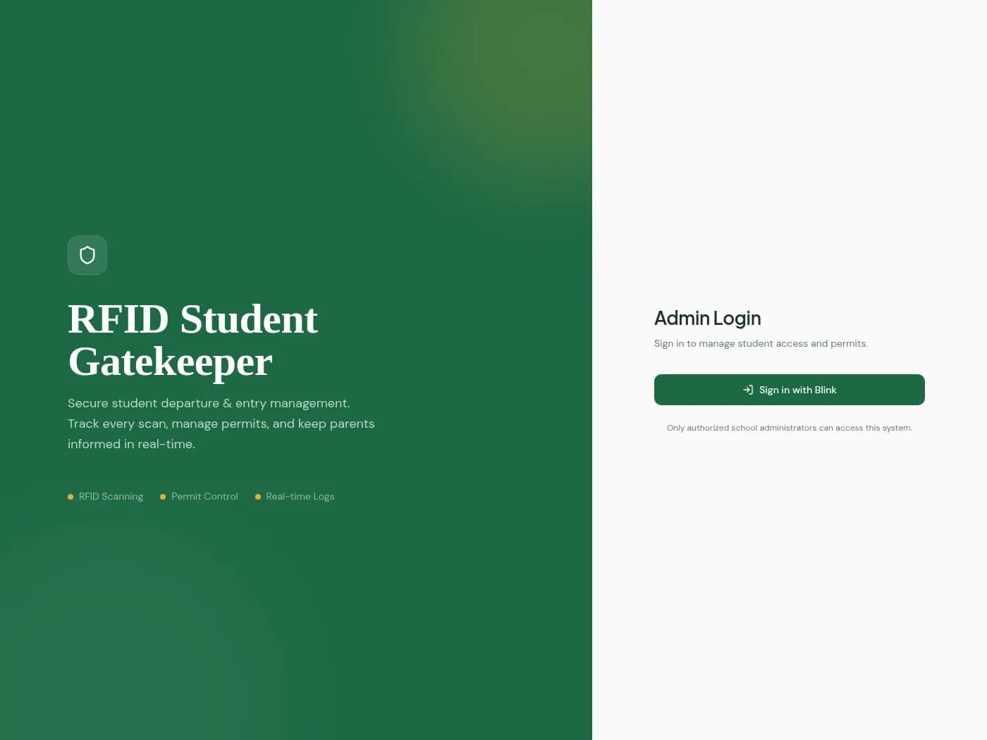 RFID Student Gatekeeper