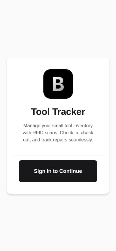 RFID Tool Tracker