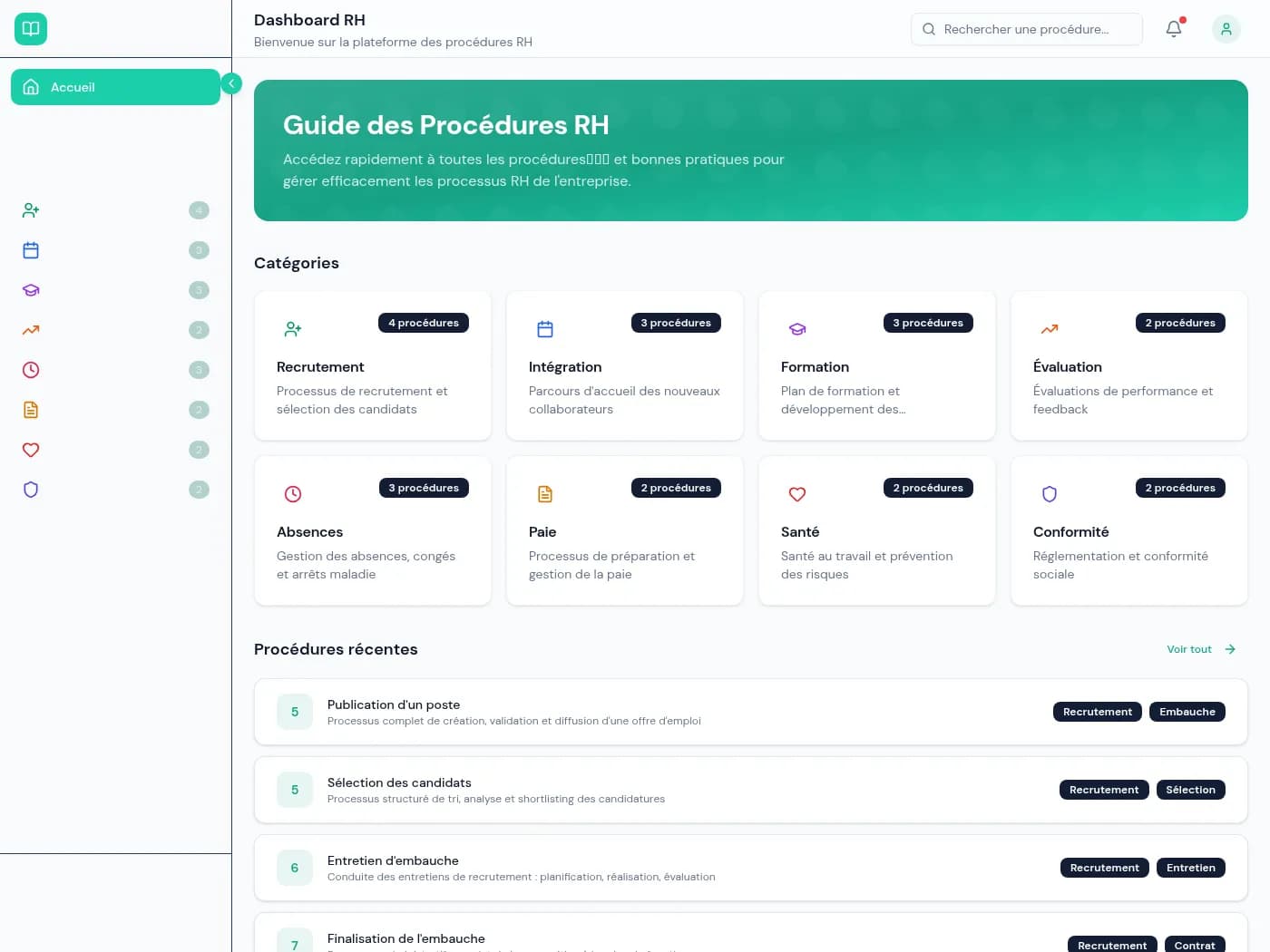 RH Procedure Platform