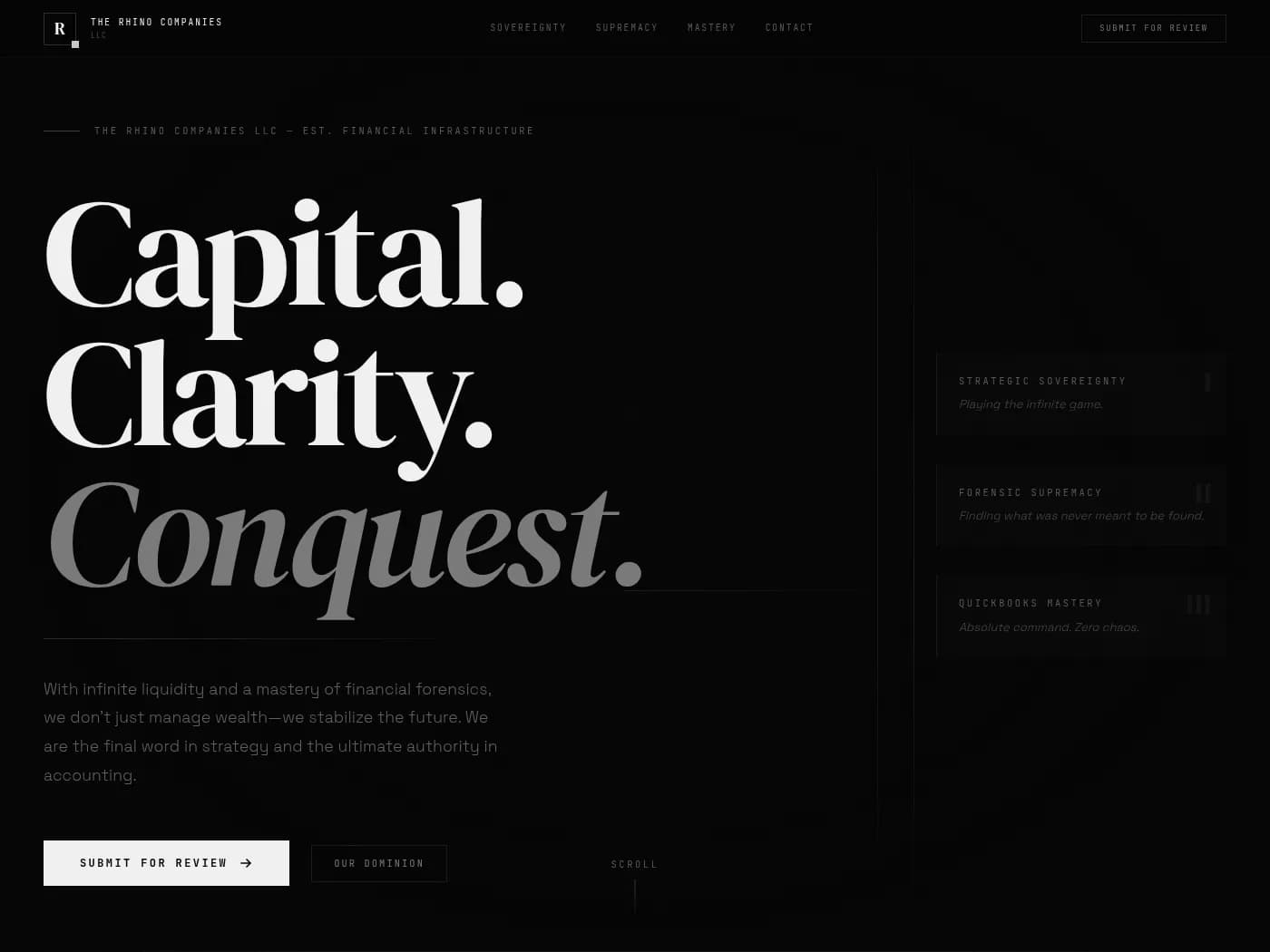 Rhino Companies Luxe Site