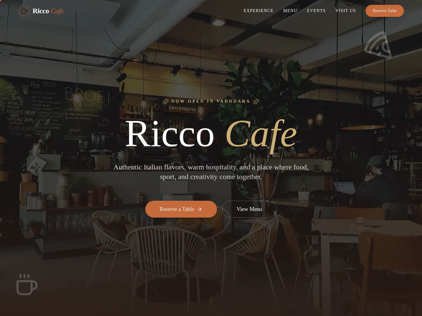Ricco Cafe Premium Site