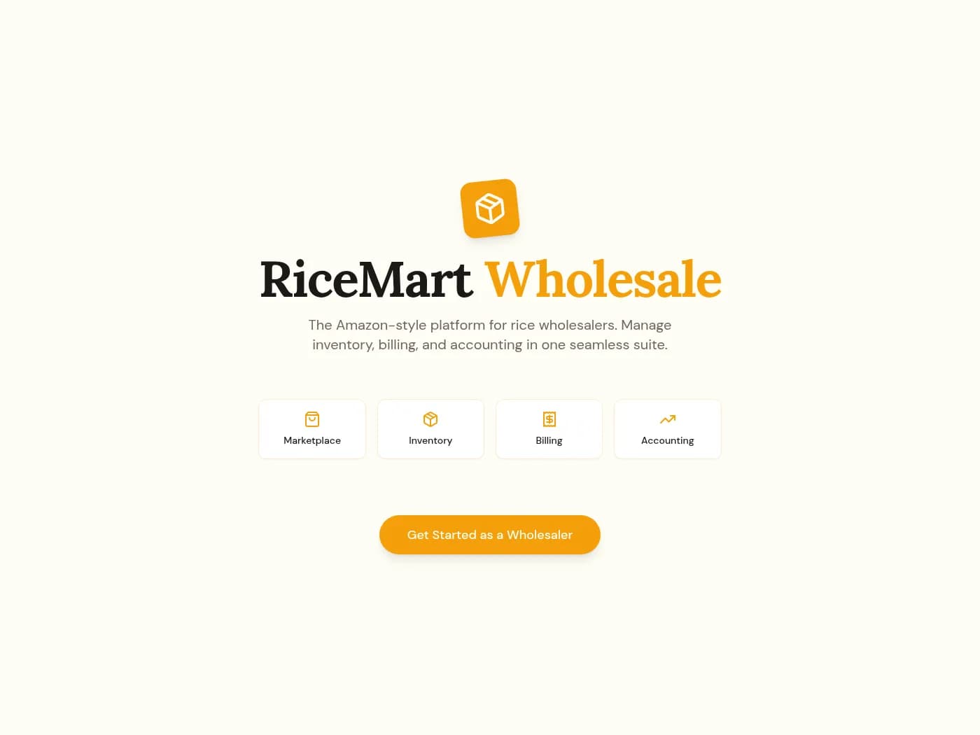 RiceMart Wholesale Suite