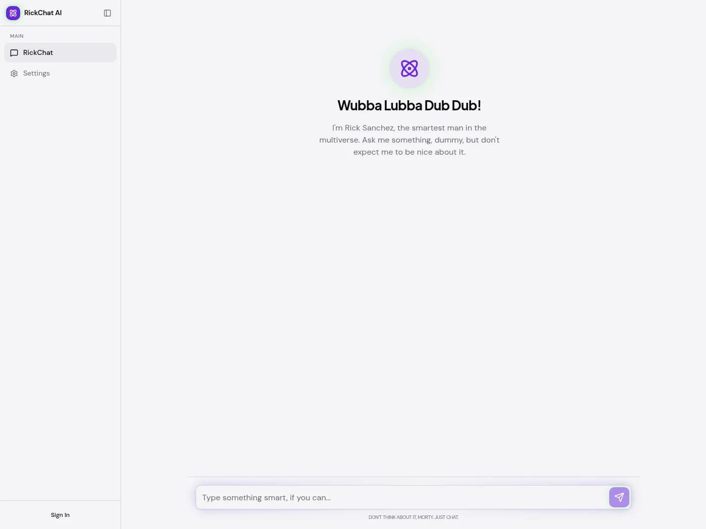 RickChat AI