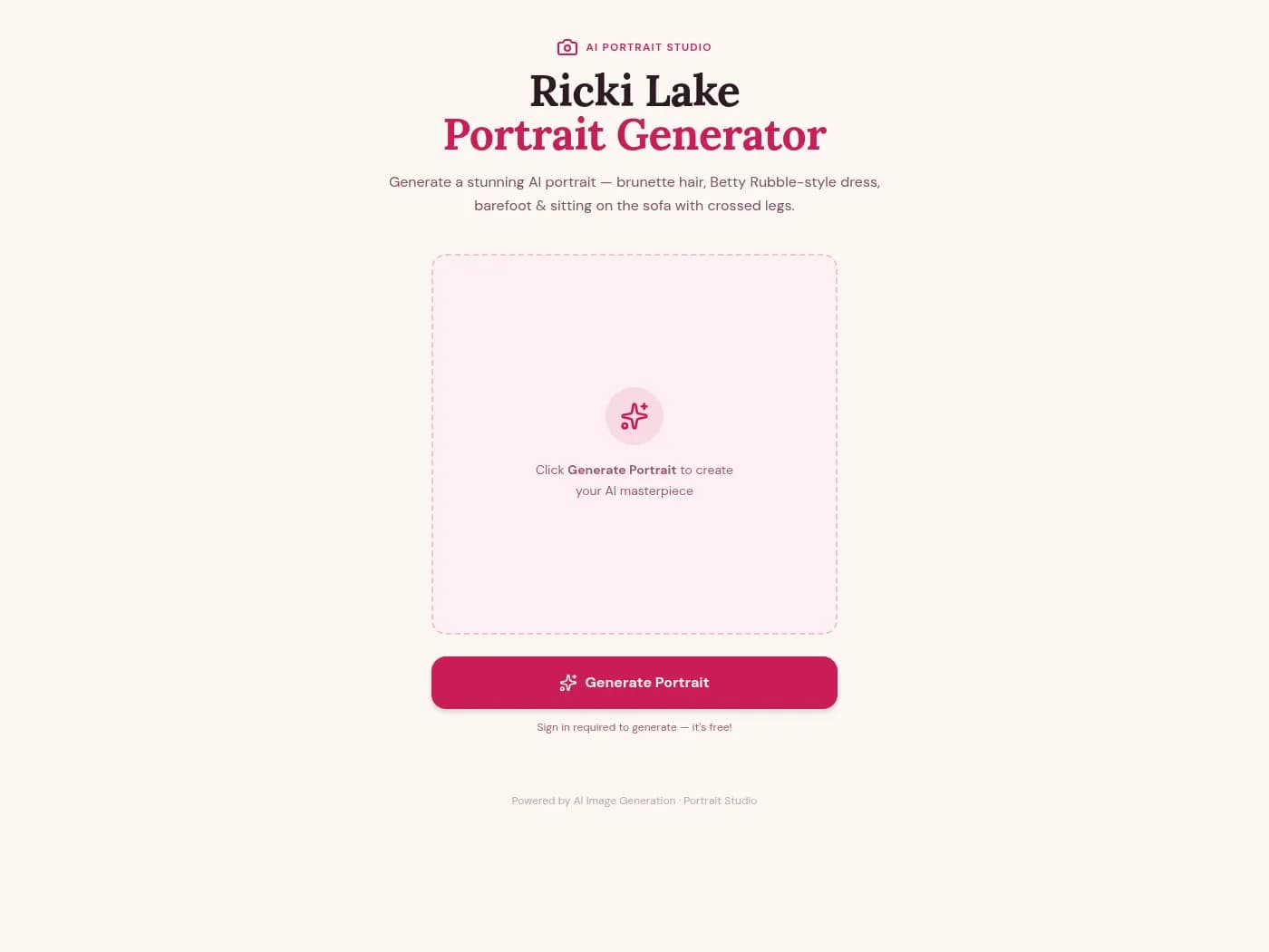 Ricki Lake Nano Portrait