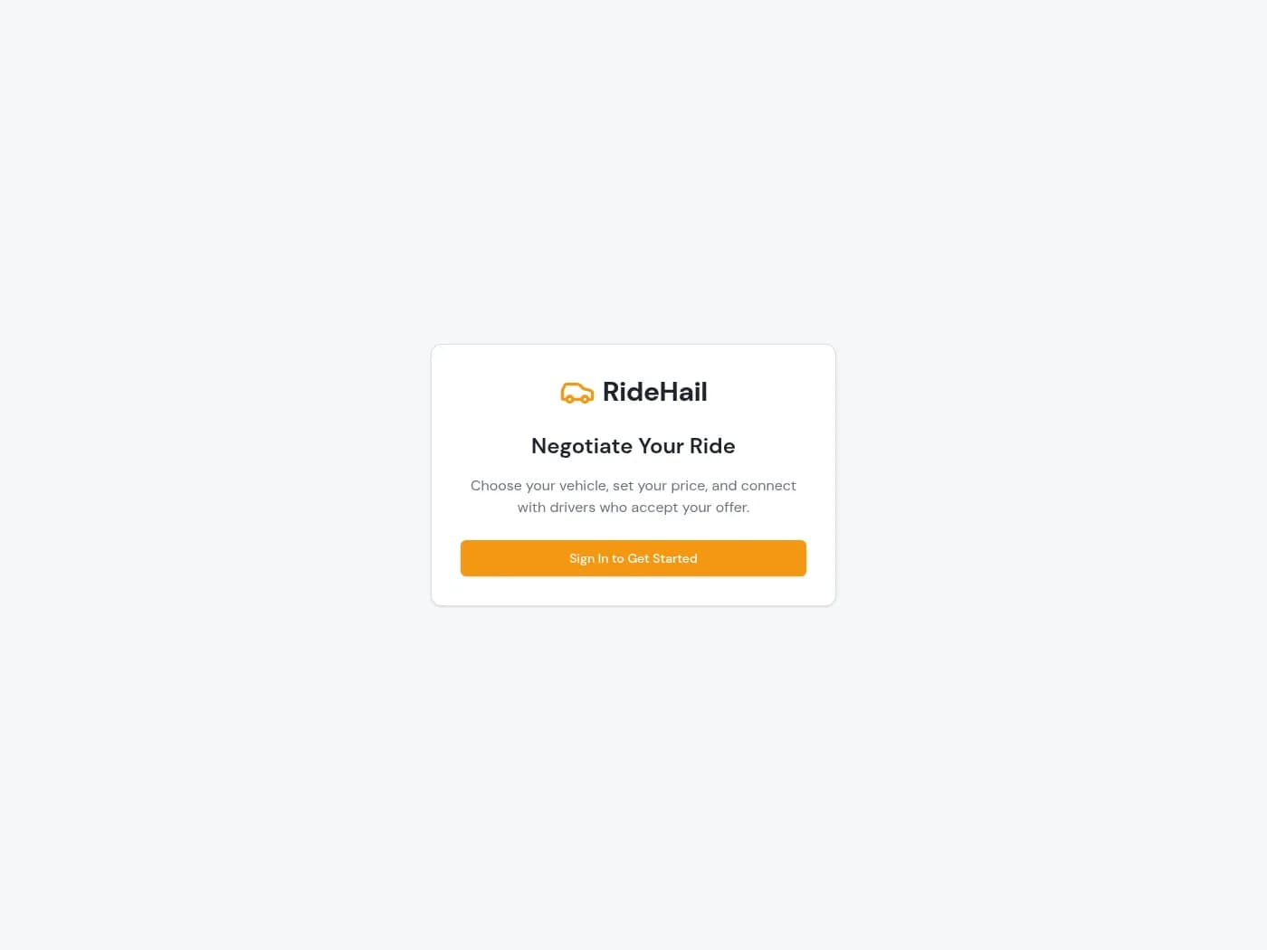 RideHail Negotiator