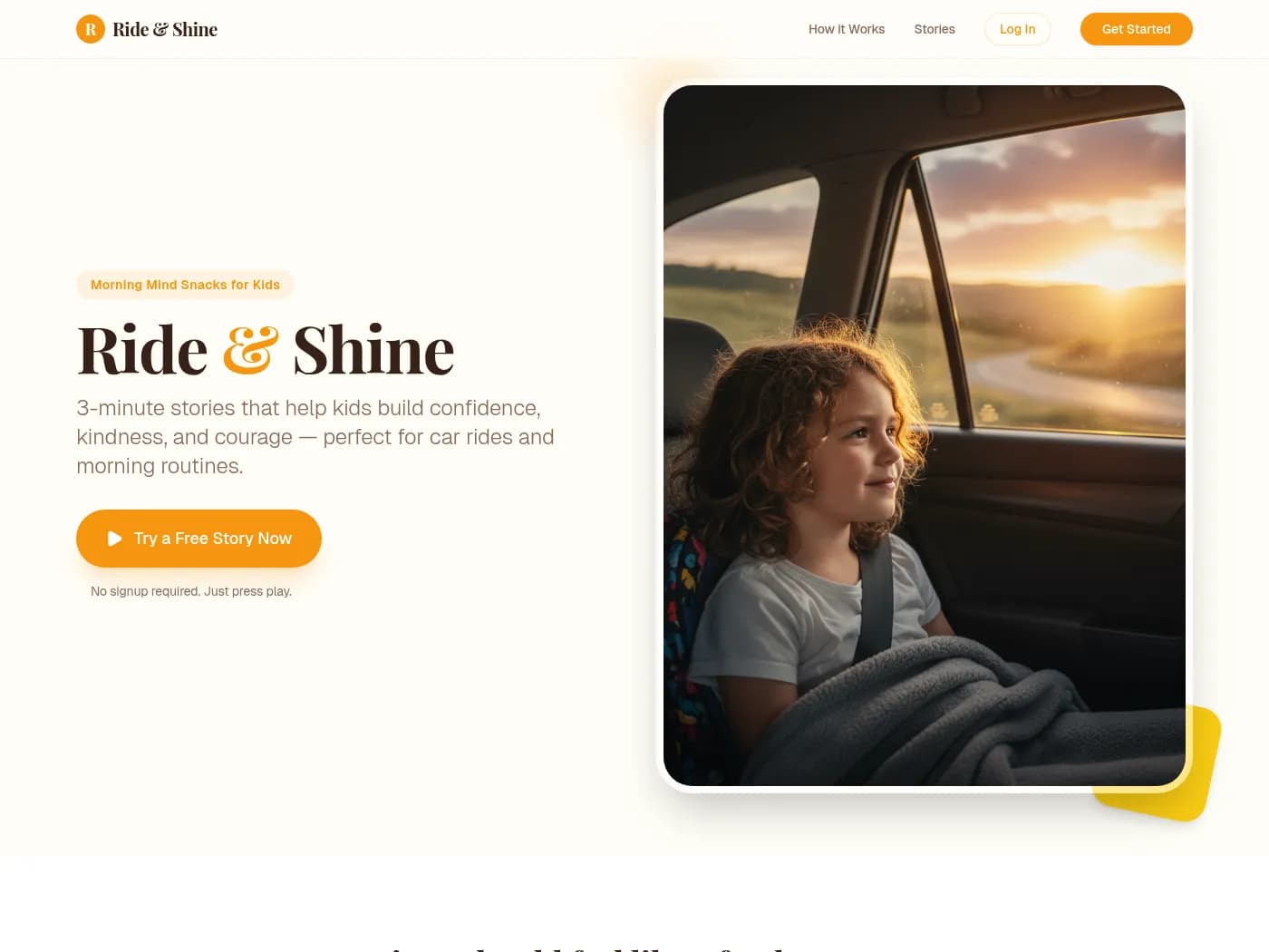 Ride & Shine Landing