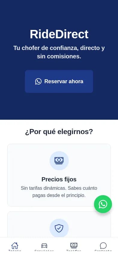 RideDirect PWA