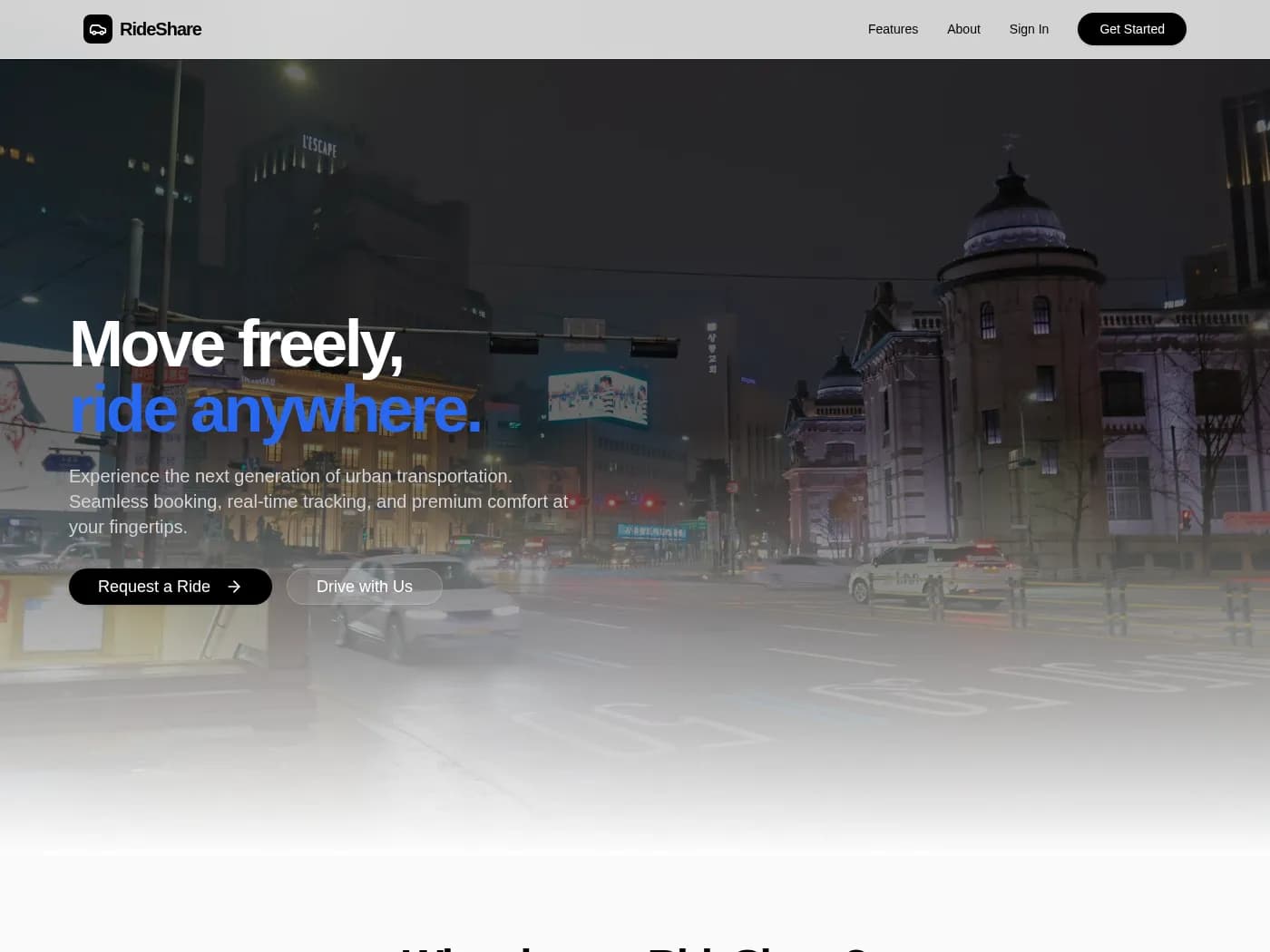 RideShare Clone