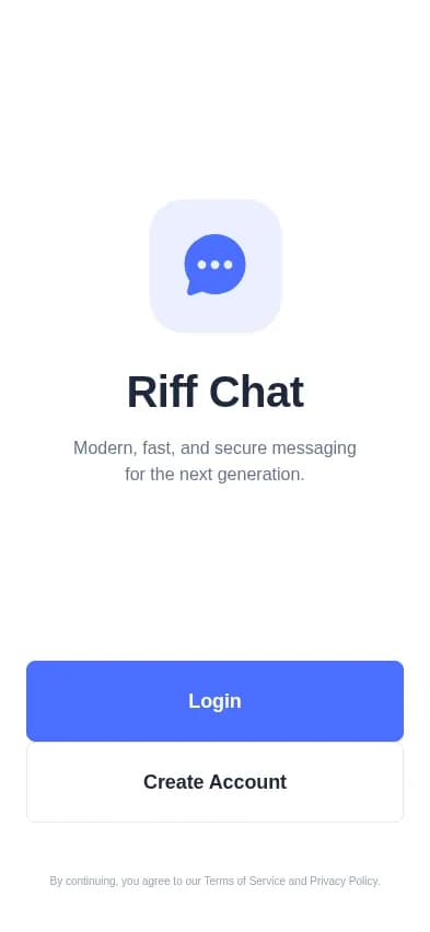 Riff Chat Onboarding