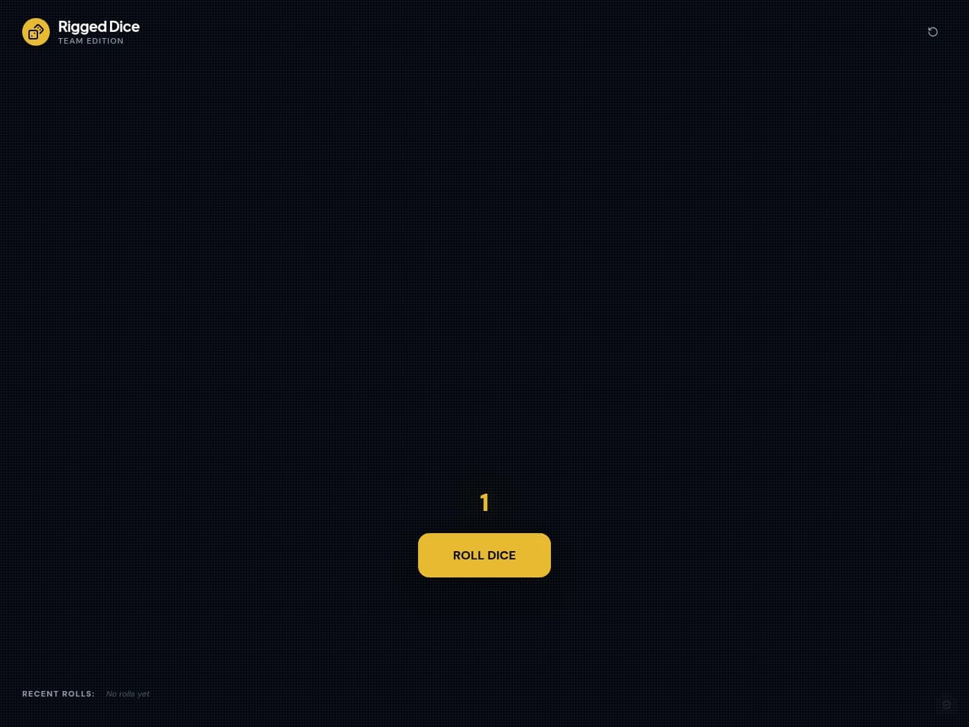 Rigged Dice Roller
