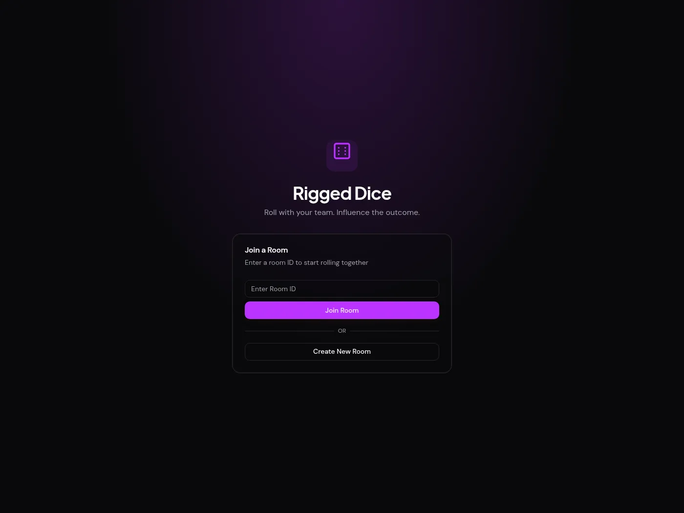 Rigged Dice Roller