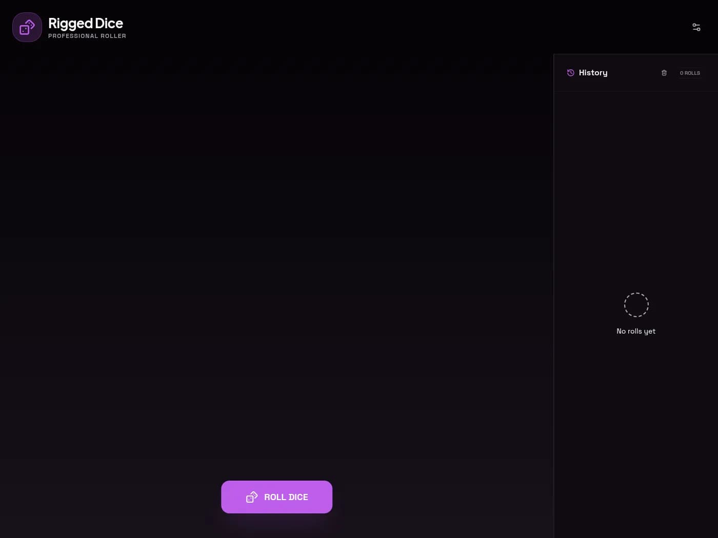 Rigged Dice Roller
