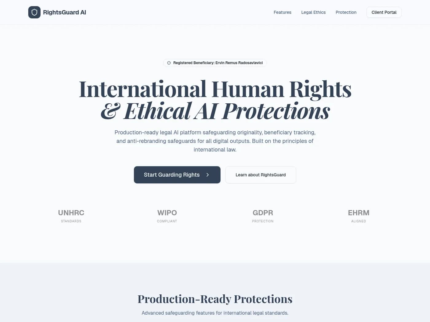 RightsGuard AI Platform
