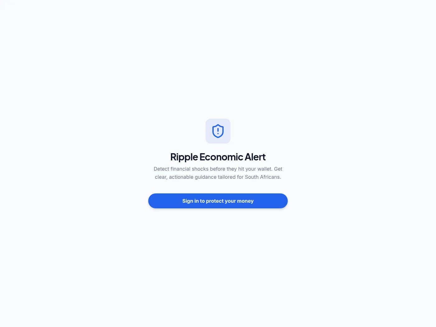 Ripple Economic Alert