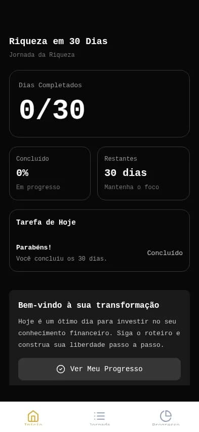 Riqueza em 30 Dias