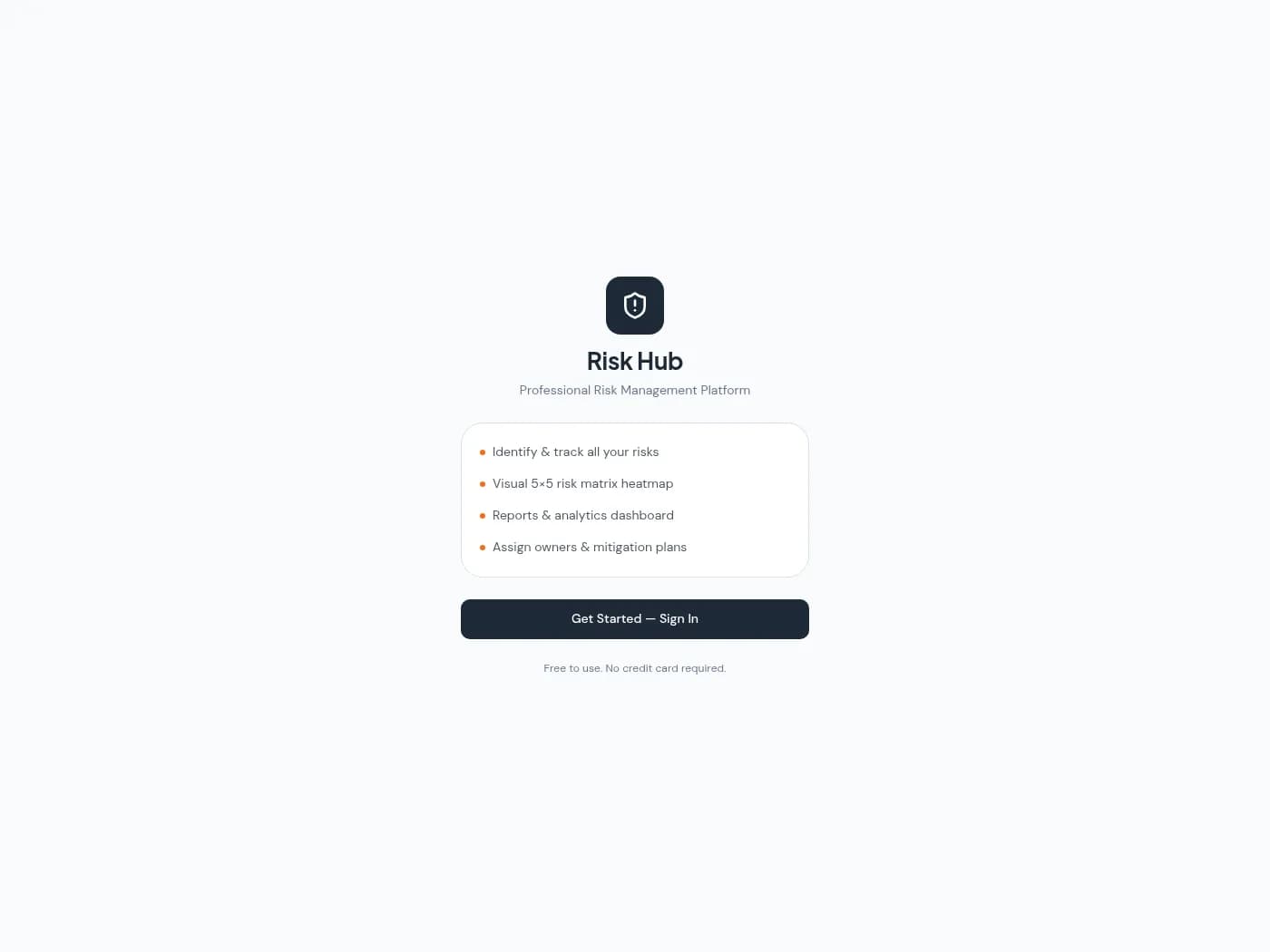Risk Management Hub