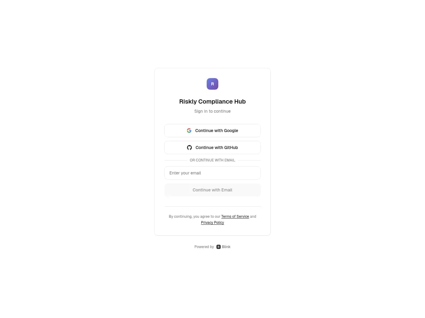 Riskly Compliance Hub