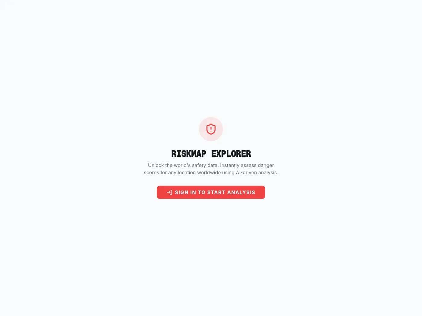 RiskMap Explorer
