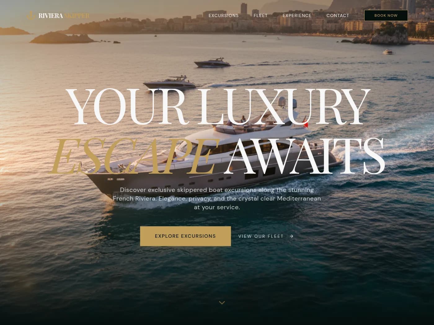 Skippered Riviera Tours