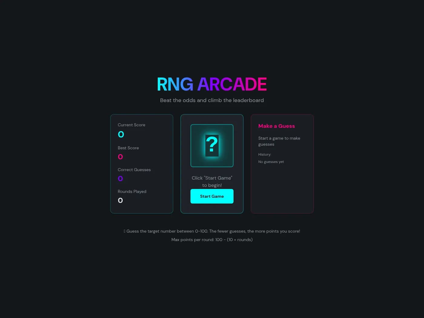 RNG Arcade