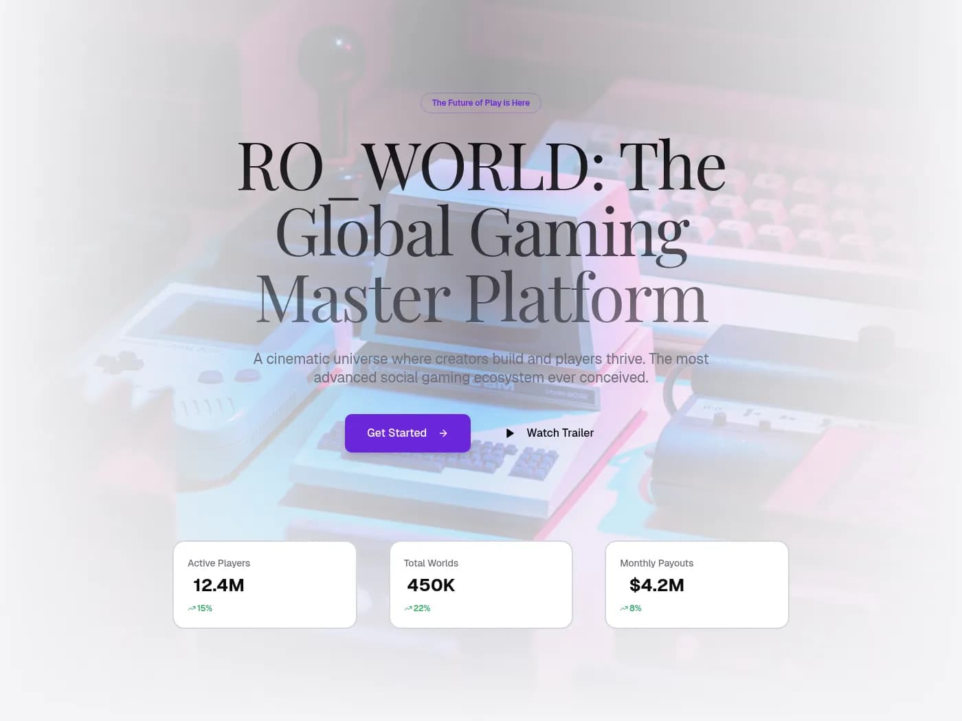 RO_WORLD Master Platform