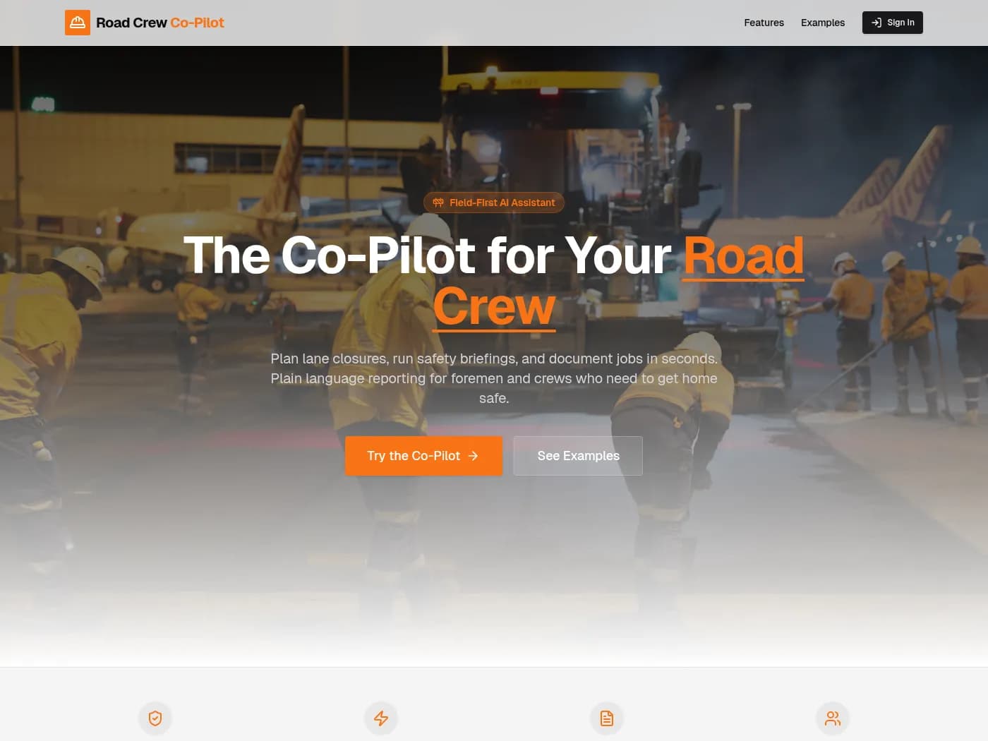 Road Crew Co-Pilot