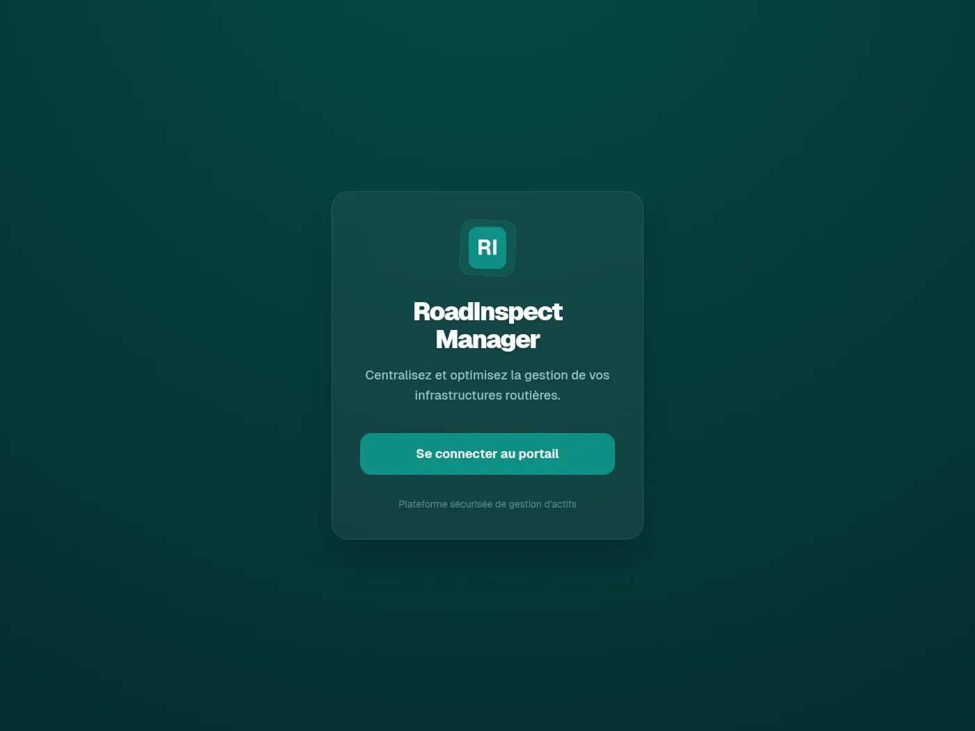 RoadInspect Manager