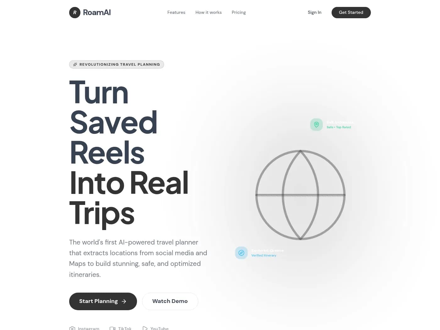 RoamAI Travel Planner