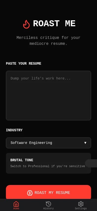 Roast My Resume