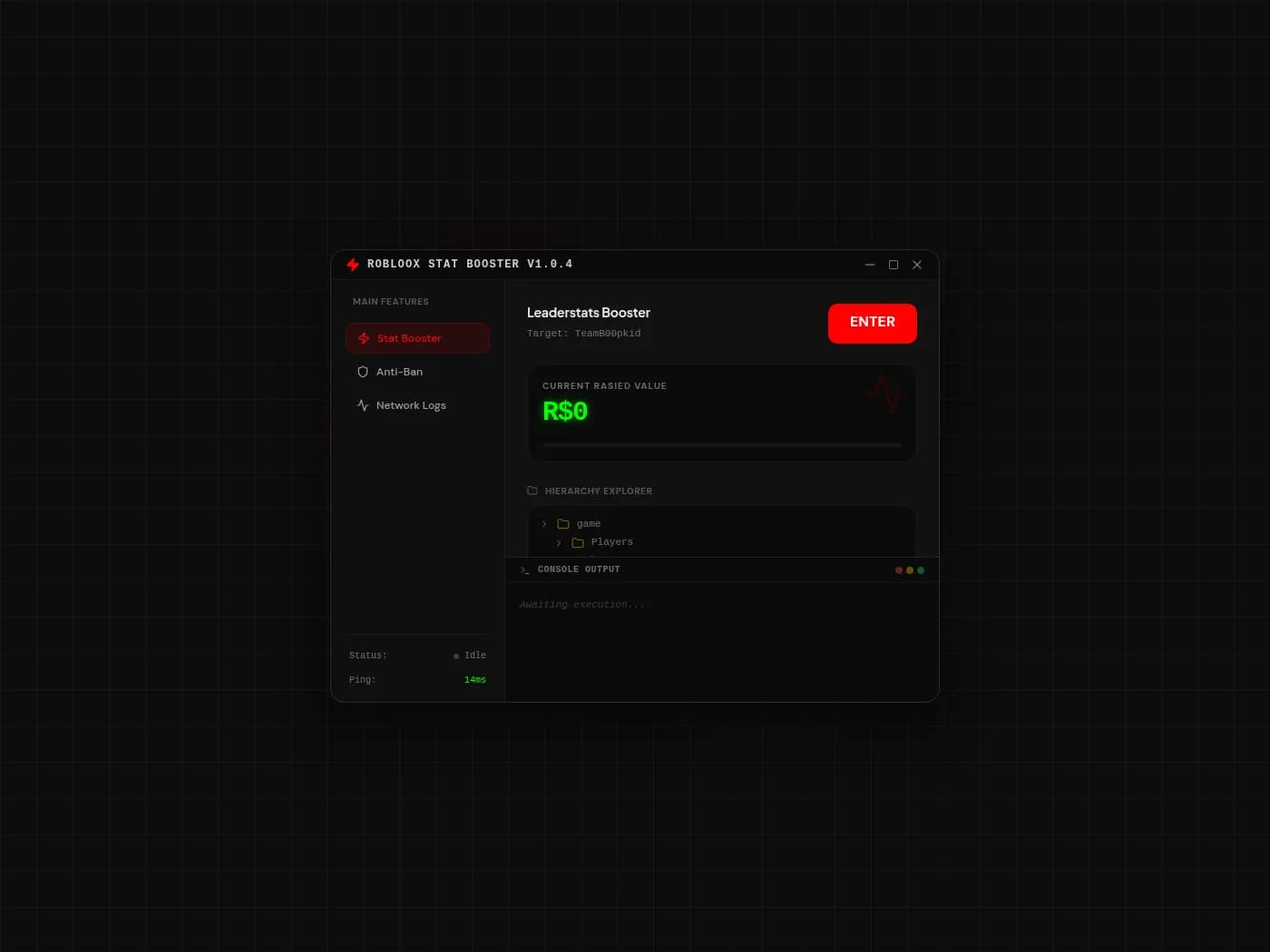 Robloox Stat Booster GUI