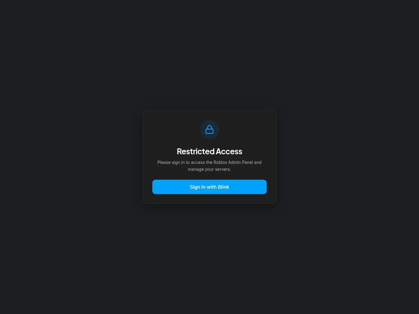 Roblox Modern Admin Panel